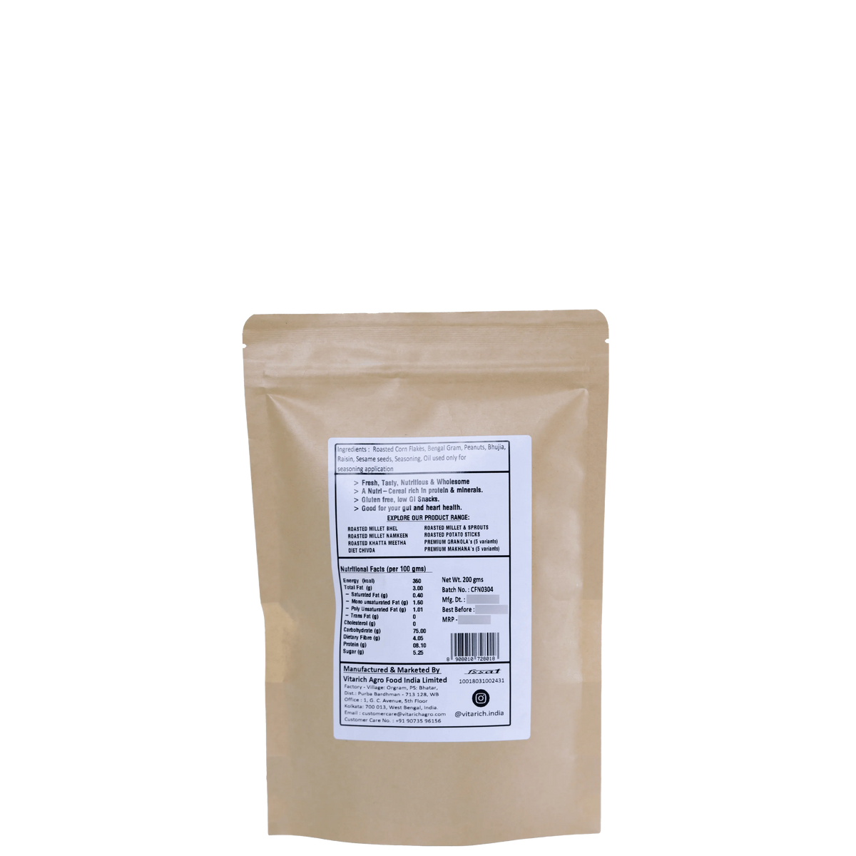 Roasted Corn Flakes Mix – Vitarich